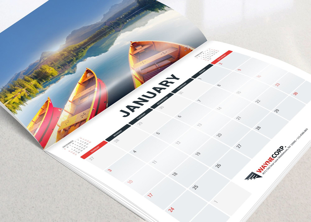 Calendar Printing Vancouver - The Copy House Vancouver
